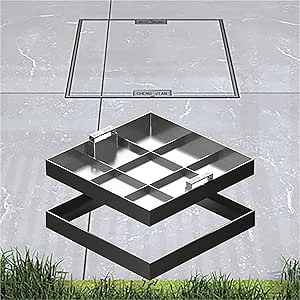 Sturdy Sewer Cleanout Cover Embedded For Yard, Outside Driveway Heavy ...