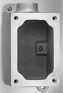 Crouse-Hinds EDSC271 3/4-Inch Two Gang Feraloy Device Box, Outlet Boxes ...