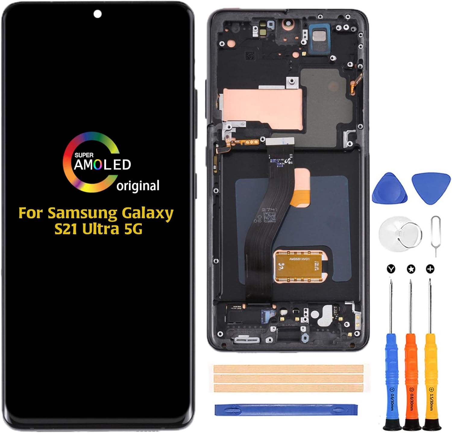 Amazon.com: Original for Samsung Galaxy S21 Ultra 5G G998 Screen ...