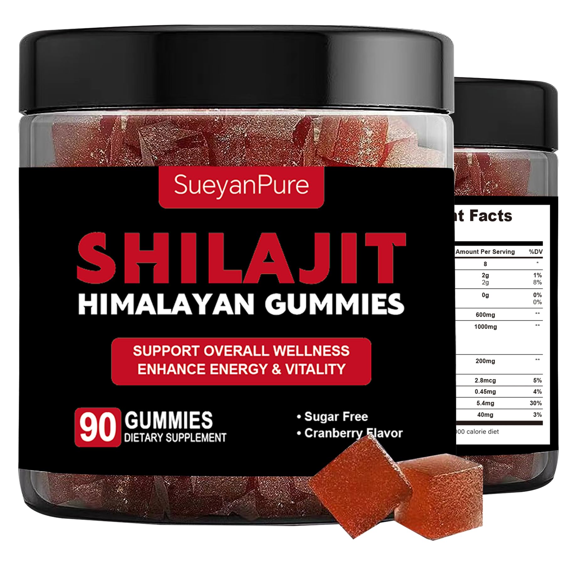Amazon.com: Pure Himalayan Shilajit Gummies IAshwagnadha, Black Seed ...