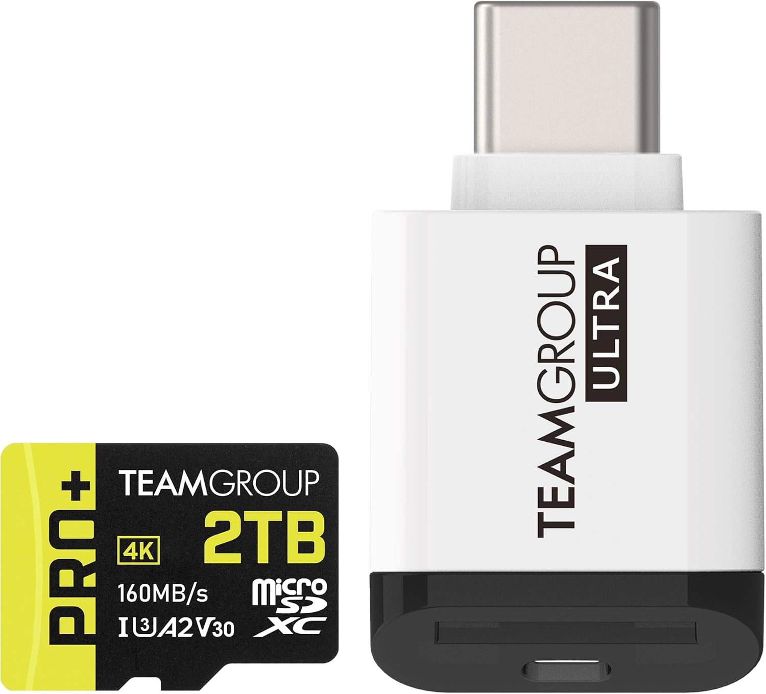 Amazon.com: TEAMGROUP PRO+ Micro SDXC UHS-I U3 A2 V30 2TB Memory Card ...