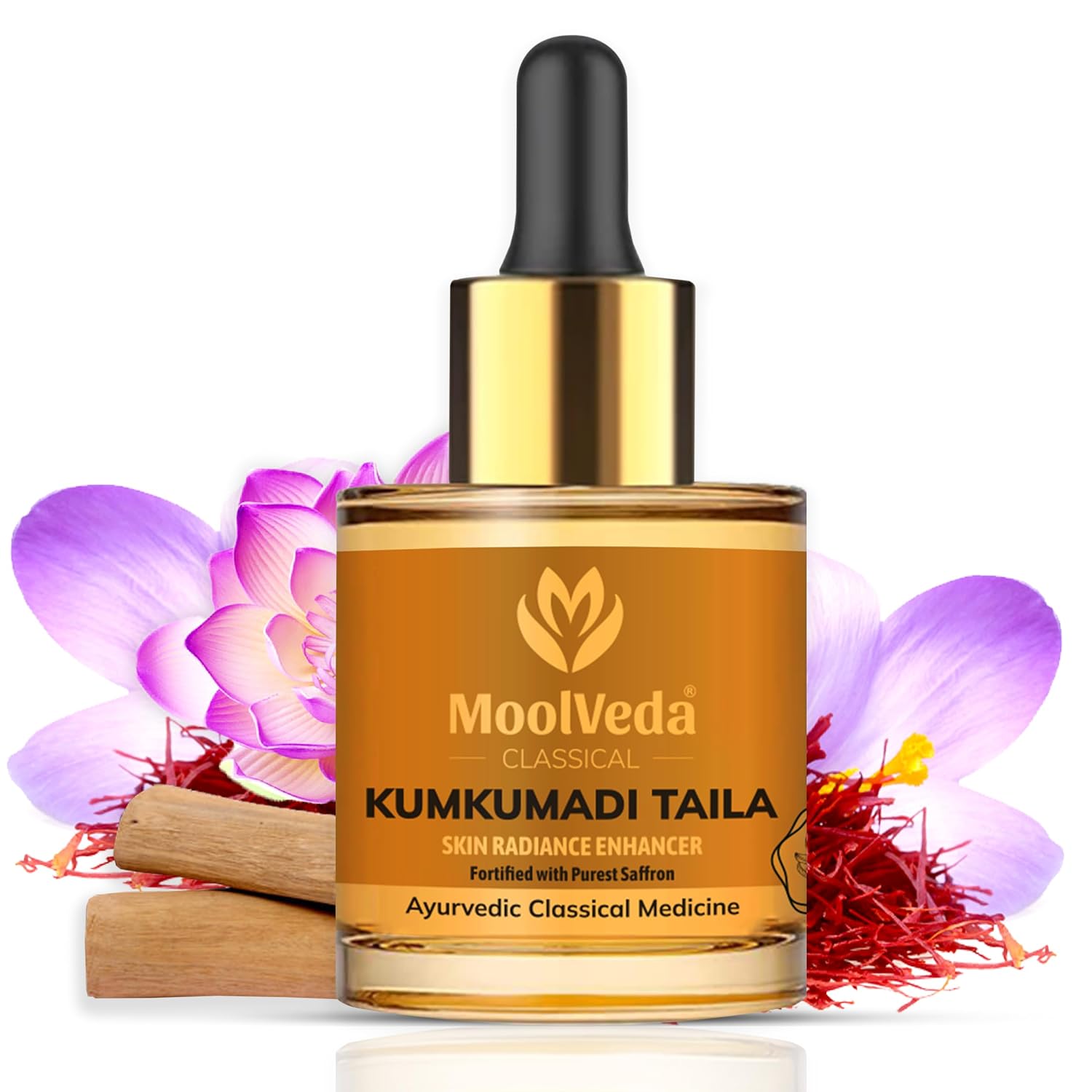 Moolveda Kumkumadi tailam for face whitening & brightening ...