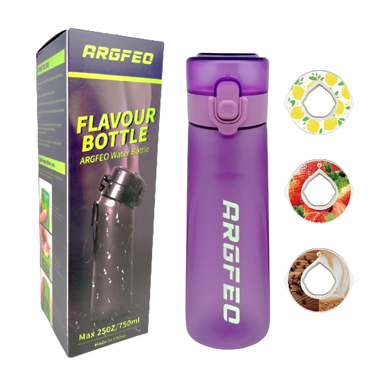 Amazon.com: ARGFEO Air Water Bottle Up grade version Flavor Pods, Leak ...