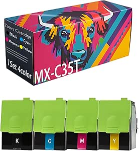 Amazon.com: KIPPOT Perfectly Compatible for Sharp MX-C357F MX-C407P ...