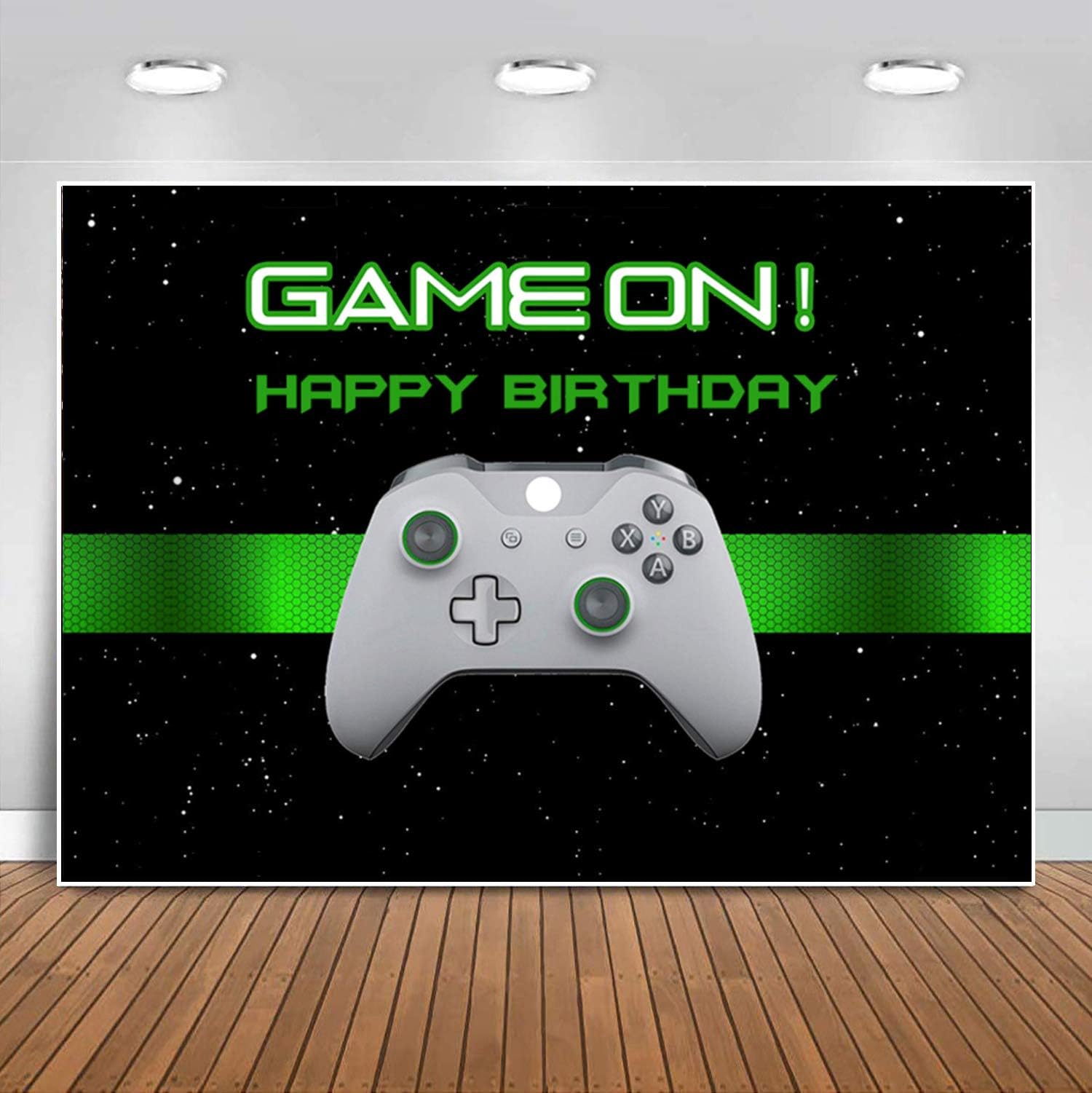 Amazon.com : Sensfun Video Game On Backdrop for Boys Birthday Party ...