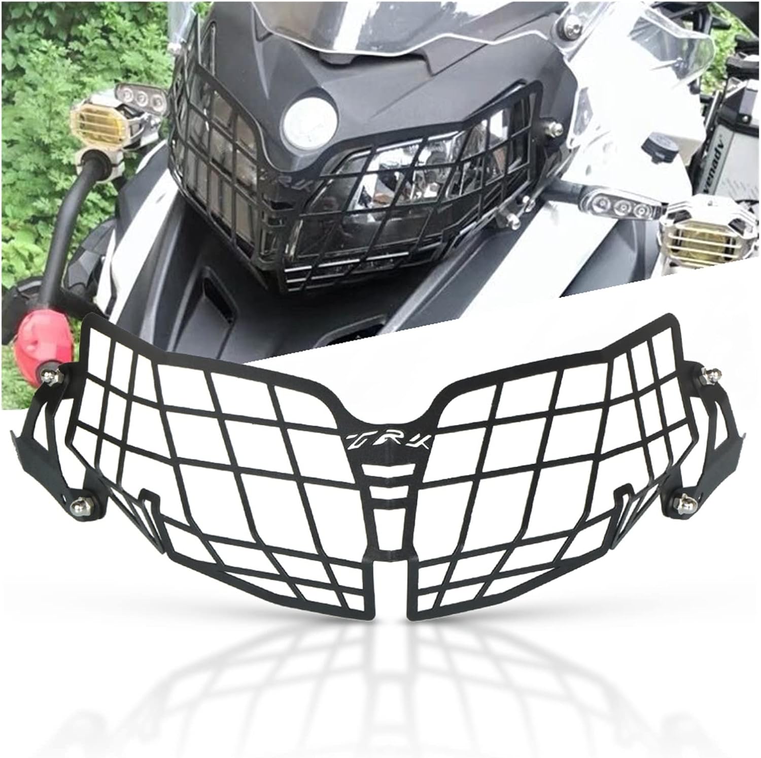 Powersports Headlight Grill Guard Metal Net Fit for Benelli TRK 502 ...
