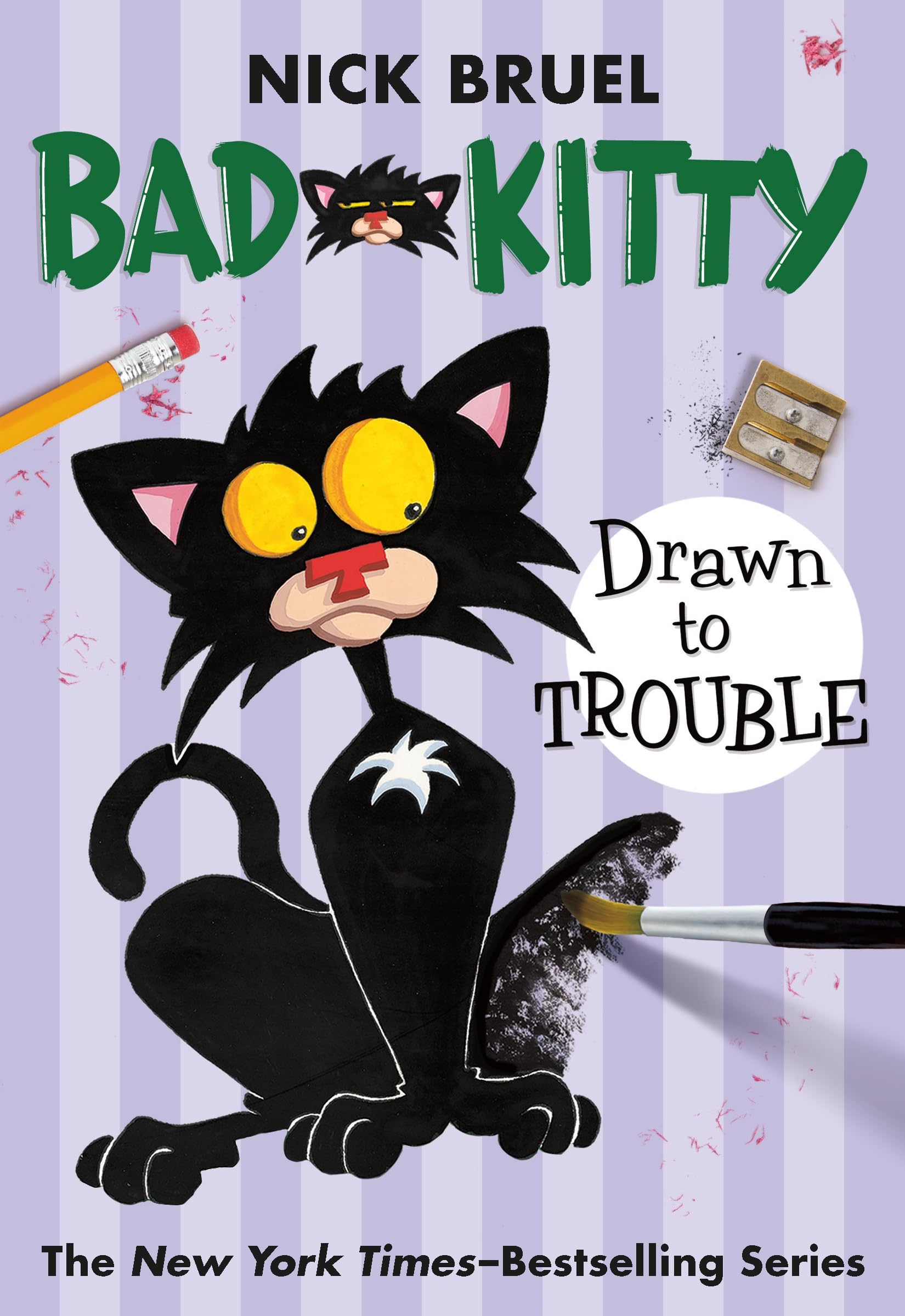 Amazon.com: Bad Kitty Drawn to Trouble (paperback black-and-white ...