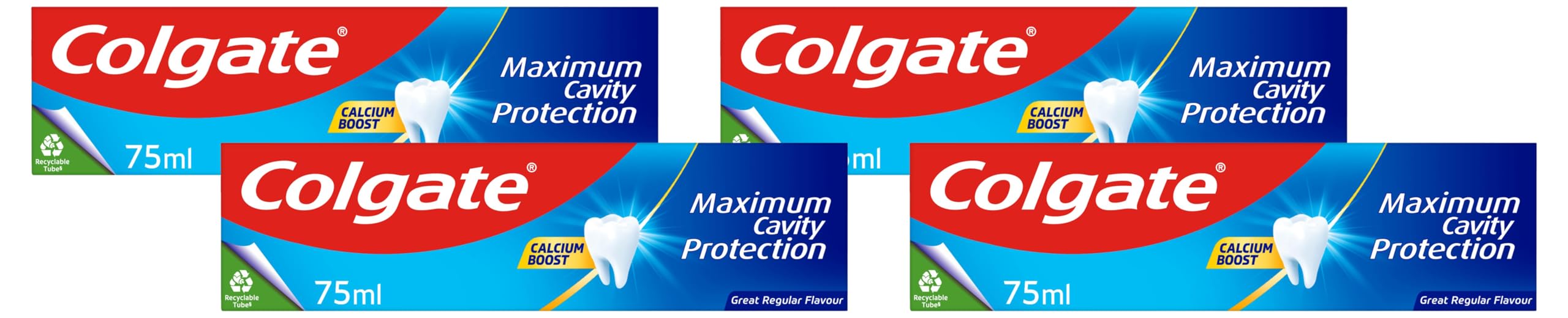 Colgate Cavity Protection Toothpaste 75ml (Pack of 4) : Amazon.co.uk ...