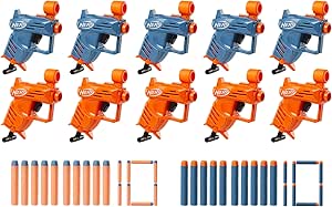 NERF Elite Ace SD-1 Party Pack, 10 Blasters, 20 Darts, 8 Year Old Boys ...