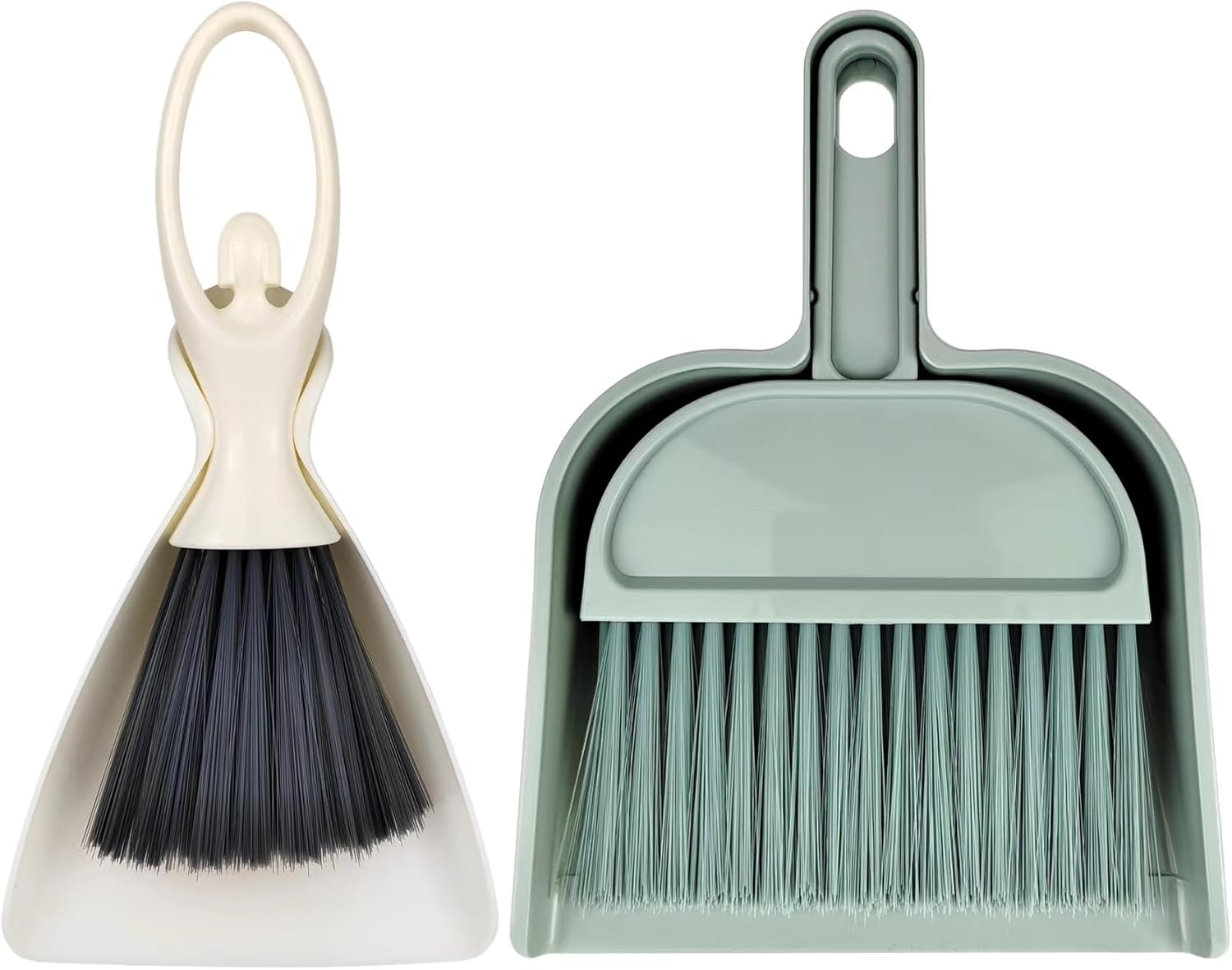 Amazon.com: Mini Broom and Dustpan Set Daily Cleaning Necessity Bristle ...
