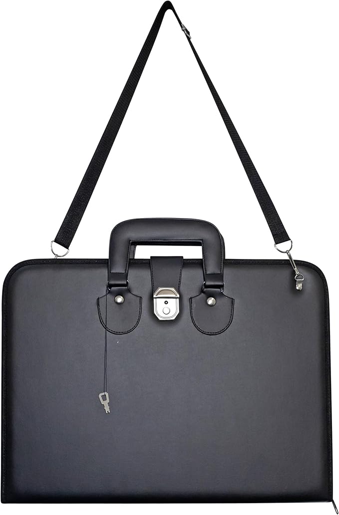 Amazon.com: Premium Art Portfolio Leather Bag 20 x 28 (inches) with ...