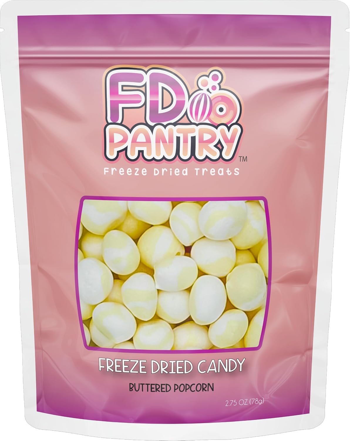 Amazon.com : Freeze Dried Buttered Popcorn Candy - Freeze Dried Salt ...