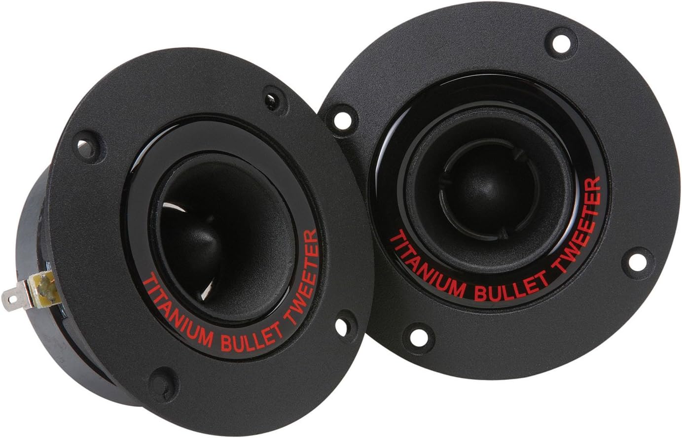 Amazon.co.jp: Pyramid TW18BK Bullet Horn Super Tweeter Pair Black ...