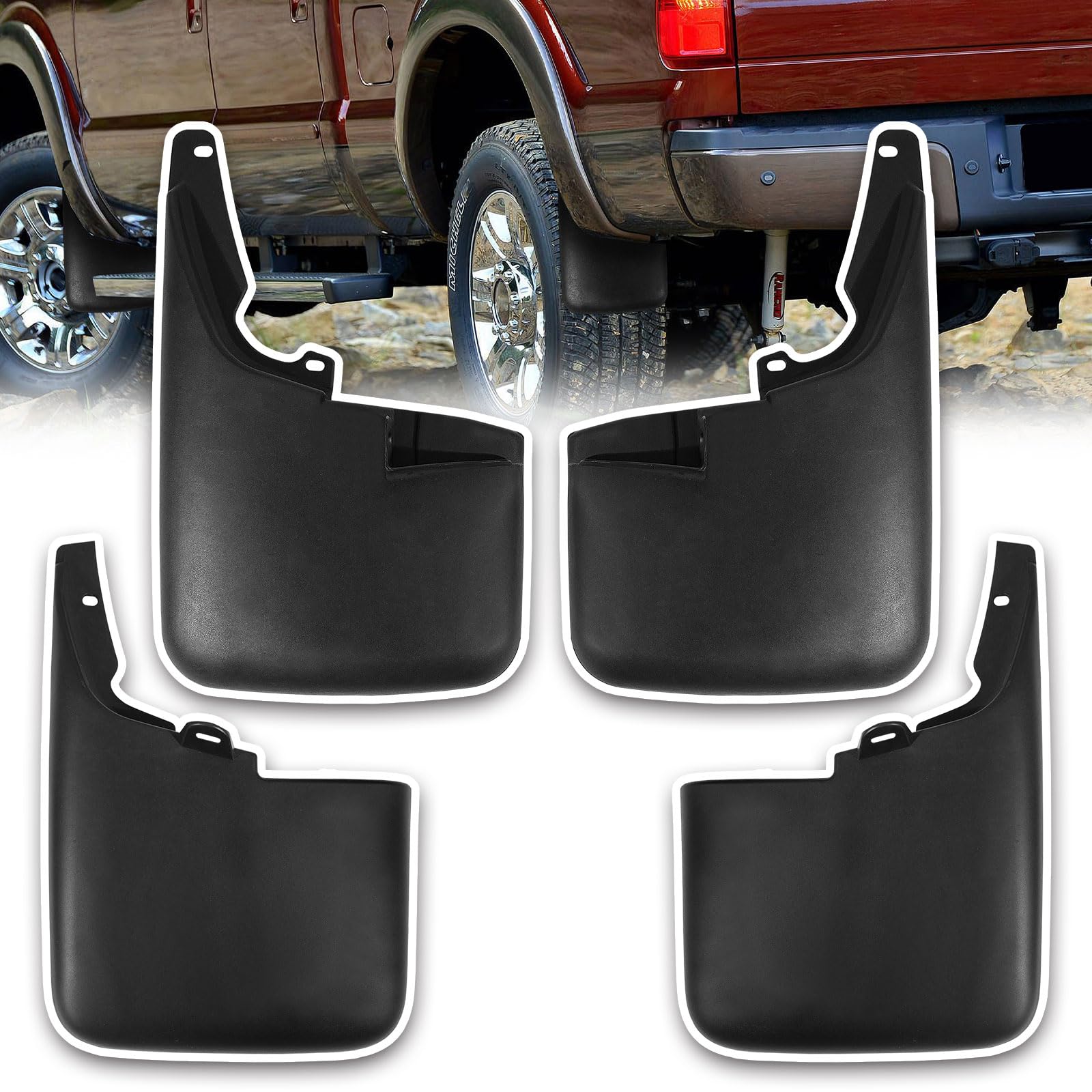 Amazon.com: Hbzxqp Mud Flaps for Trucks Mud Guards Compatible with 2011 ...