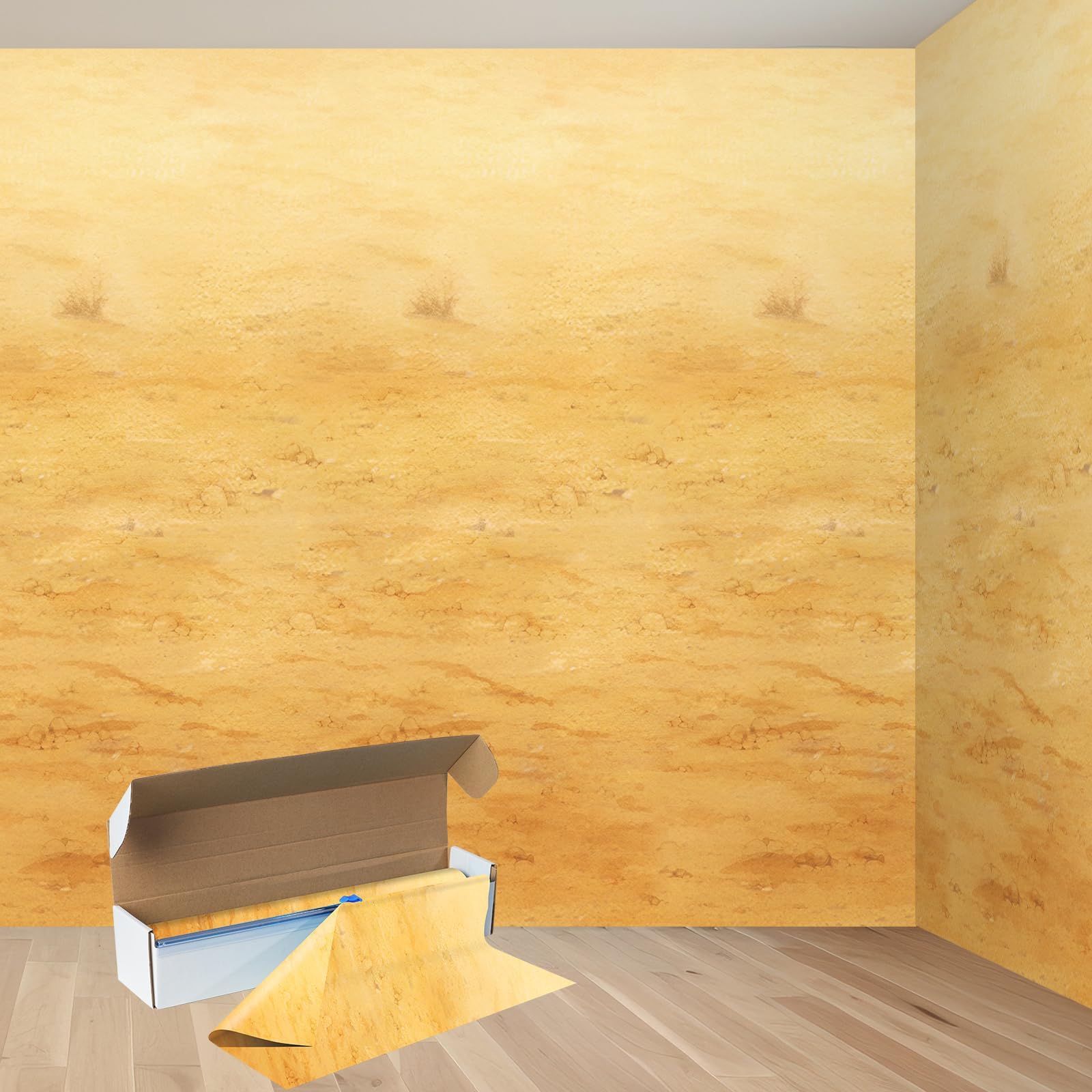 Amazon.com : 4.5x33 Ft Desert Sand Wall Backdrop Decorations,Roll of ...