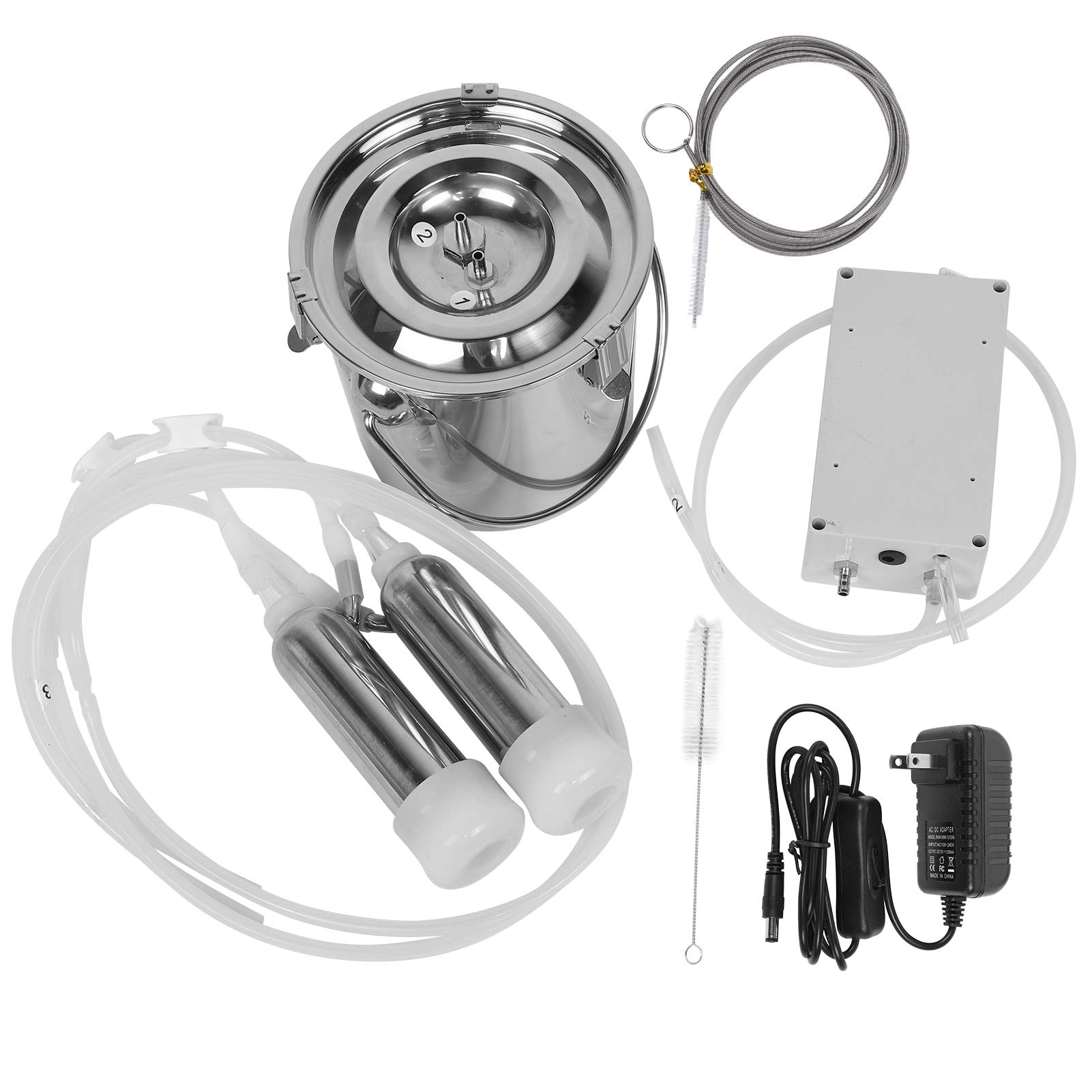 Impulse Cow Milking Device Gentle Suction Rubber Portable Electric ...