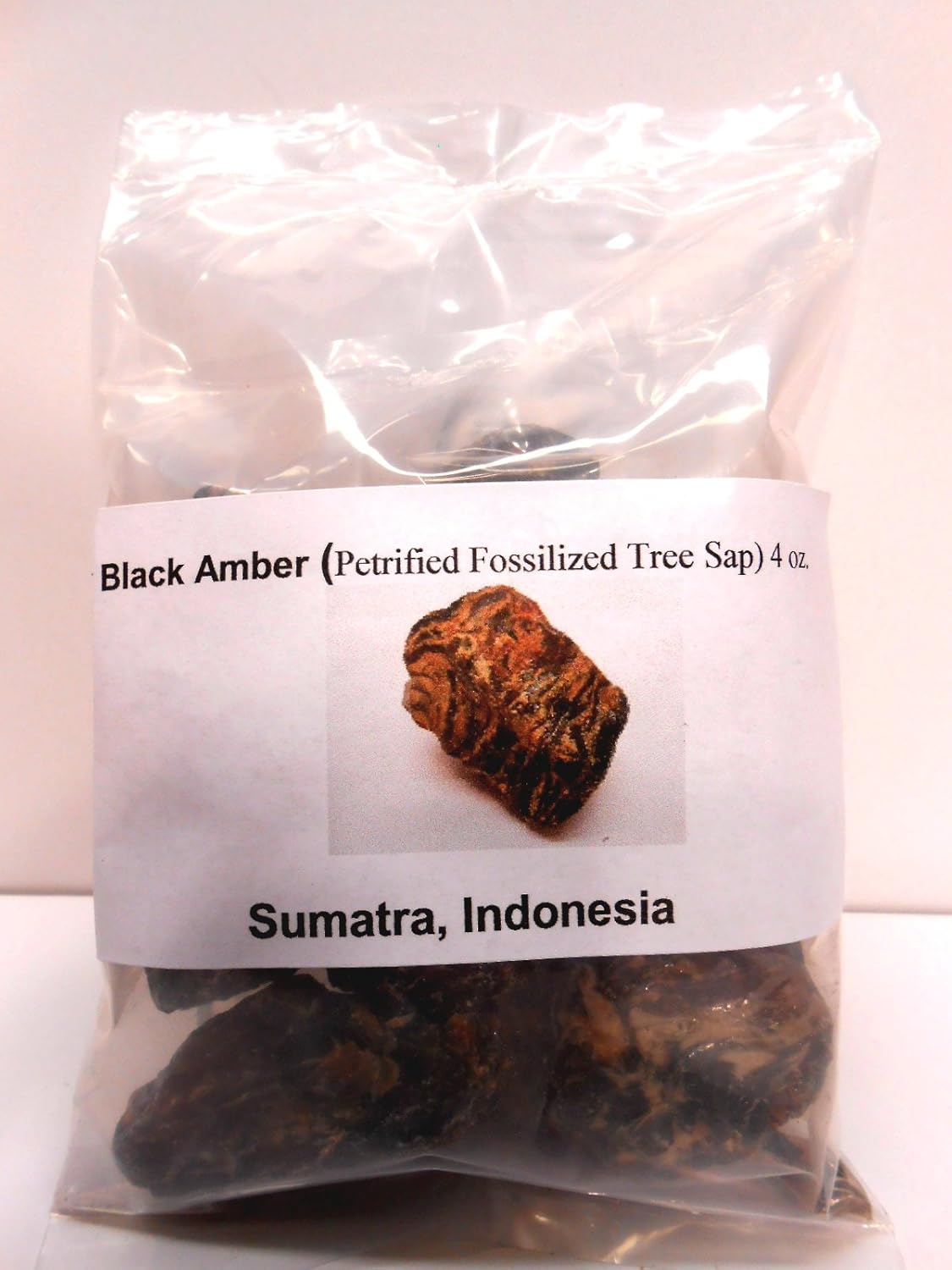 Amazon.com: Black Amber-Genuine Petrified fossilized Tree sap from ...