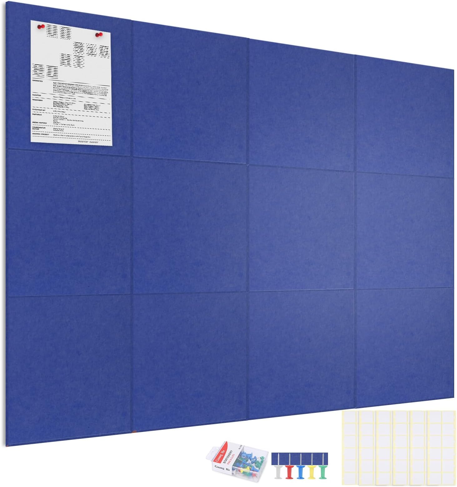 Amazon.com : Large Cork Board Alternative 48" x 36", Black Bulletin ...