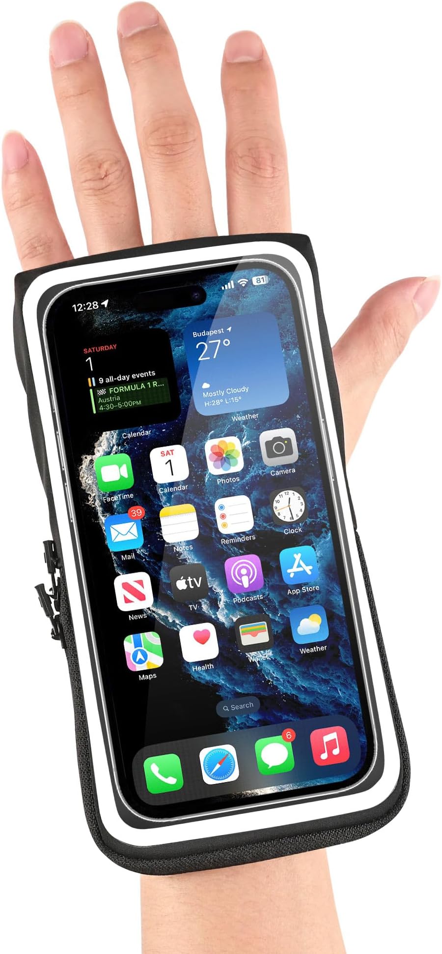 Amazon.com: COTEO Arm Band for Phone Running Safety Wrist Wallet ...