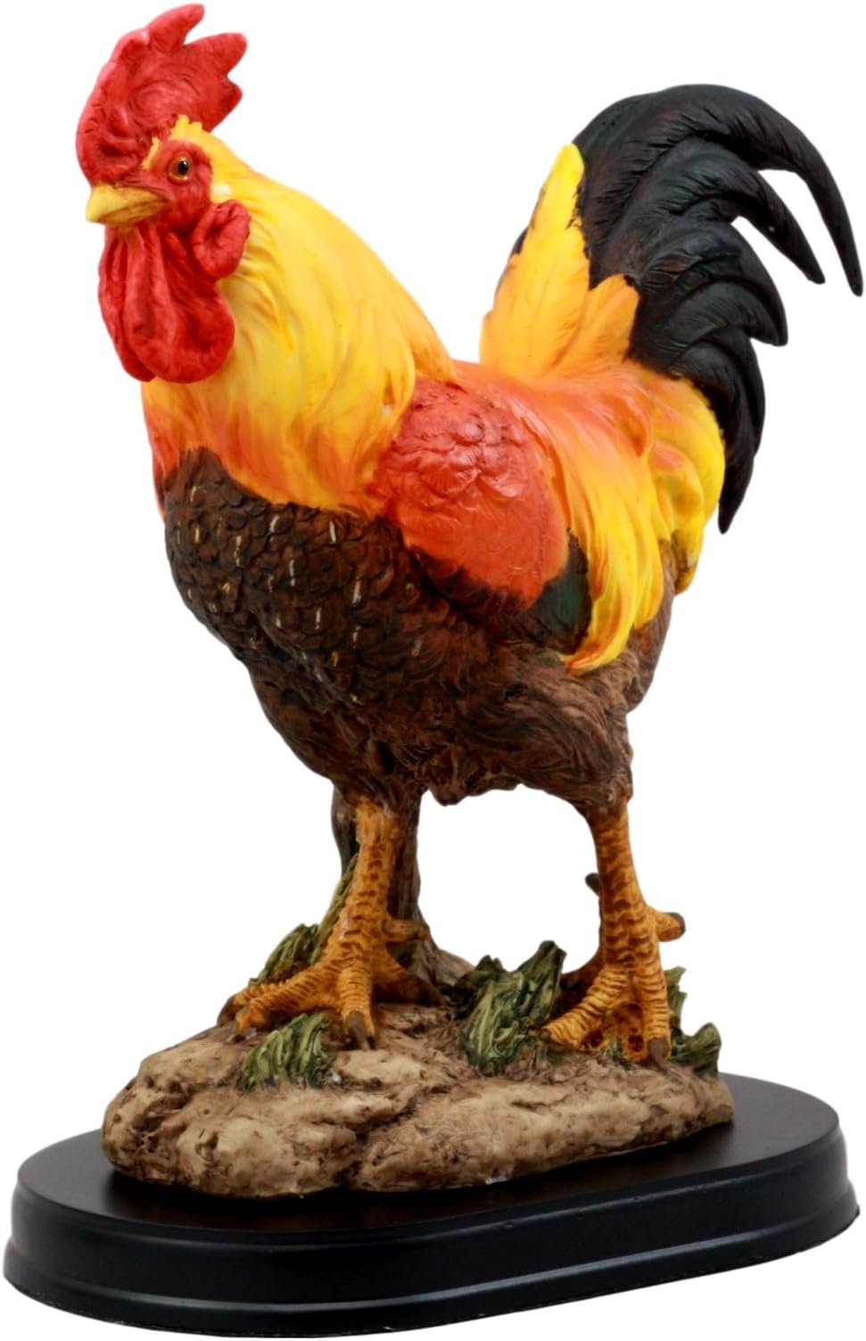 Amazon.com: WSDMAVIS 2Pcs Rooster Statues Outdoor Decor Acrylic Chicken ...