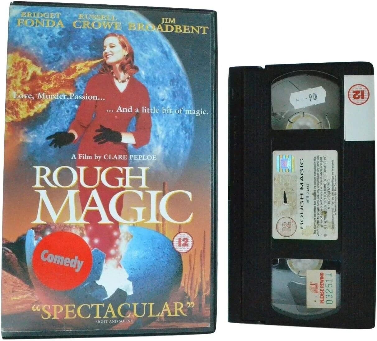Rough Magic [VHS] : Bridget Fonda, Russell Crowe, Jim Broadbent, D.W ...