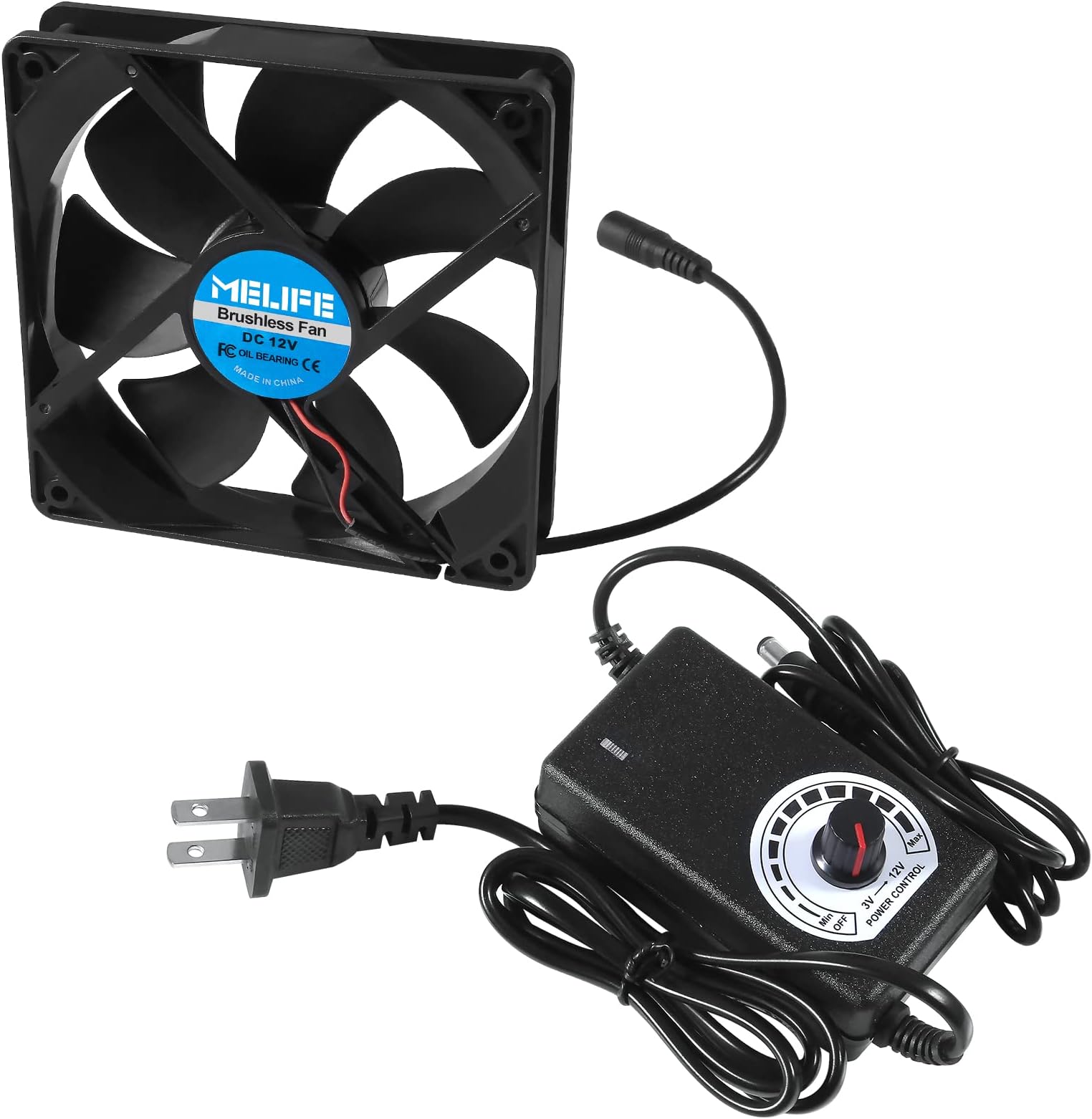 Amazon.com: GDSTIME 120x120x32mm 120mm 12V Dual Ball Bearings DC ...