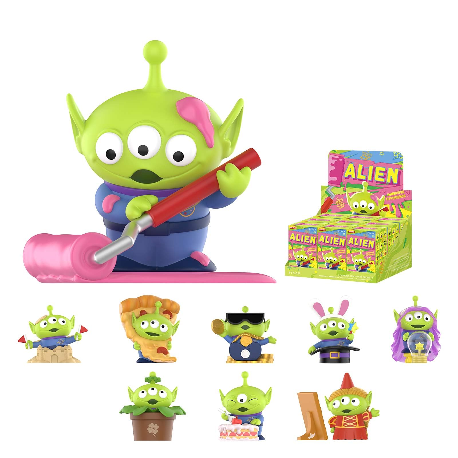 Amazon.com: POP MART Disney/Pixar Alien-Immersive Experience Series ...