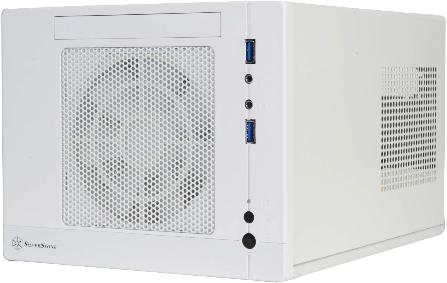 Amazon.com: SilverStone Technology Mini-ITX Computer Case in White ...
