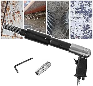 Amazon.com: Pneumatic Jet Chisel Needle Derusting, Air Pneumatic 19 ...
