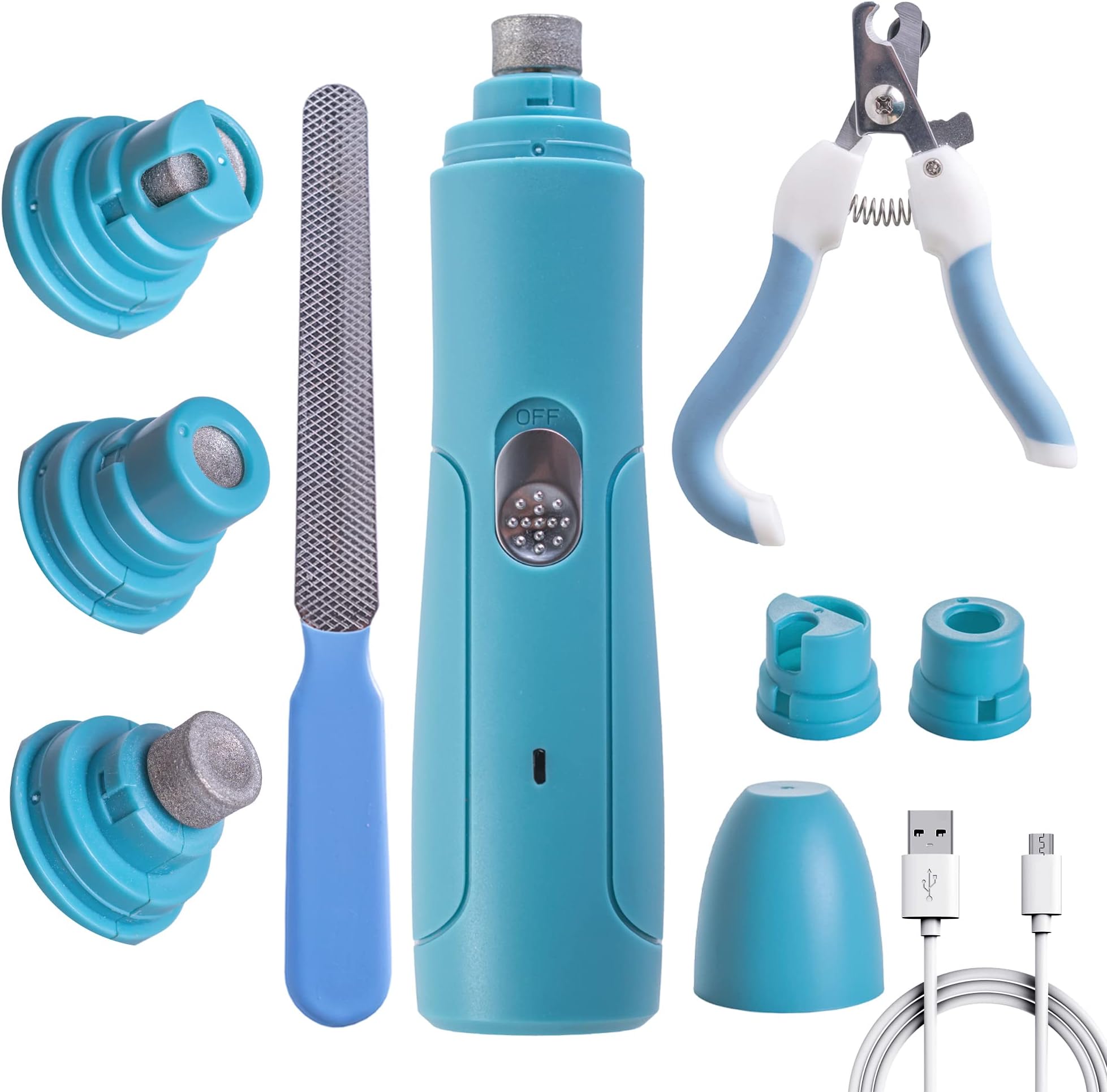 Amazon.com: Professional Pet Dog Nail Grinder with high Speed 3 Ports 2 ...