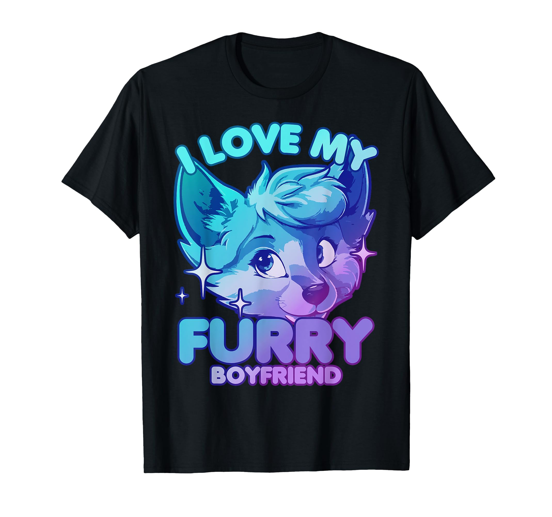 Amazon.com: Furries Furry Boyfriend Furry Cosplay Fursuit T-Shirt ...