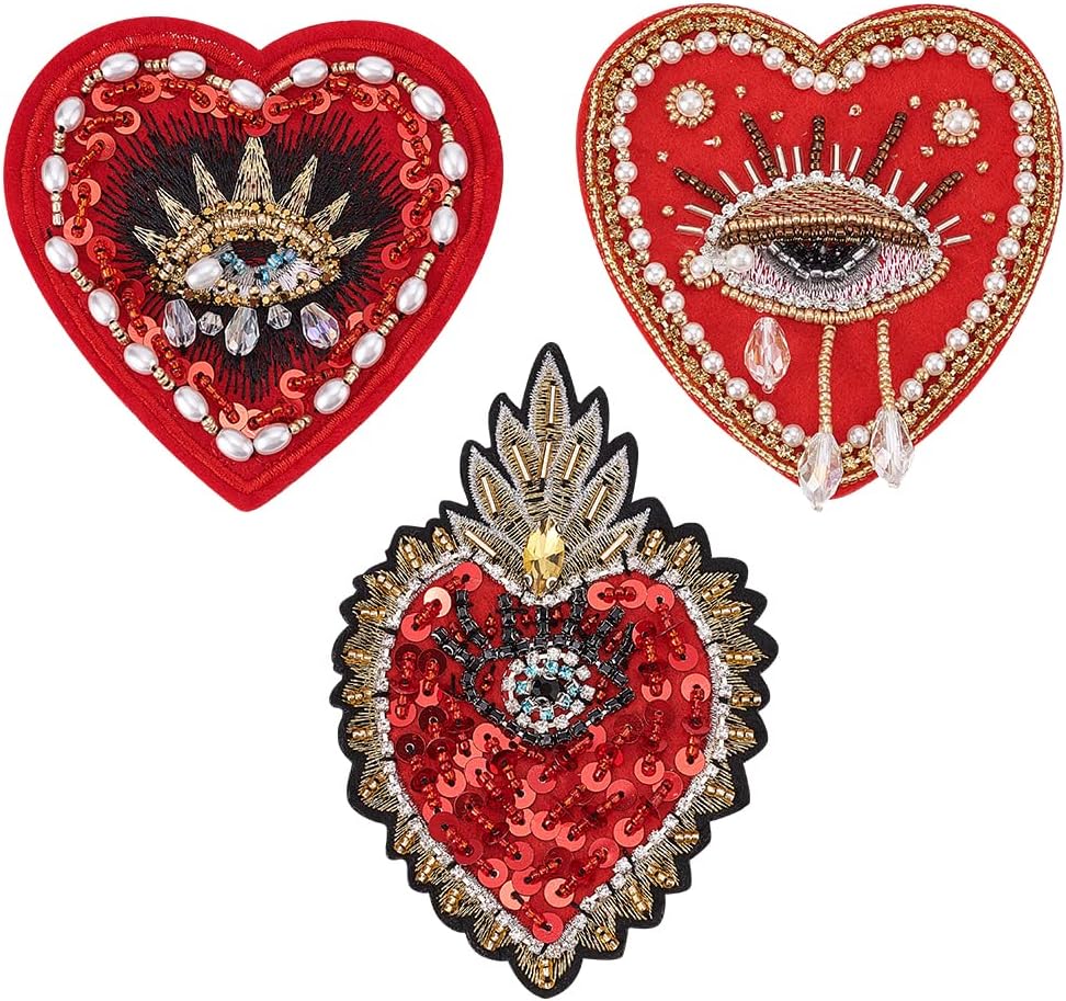 Amazon.com: Beaded Sequin Madonna Patches Embroidery Fabric Patches ...