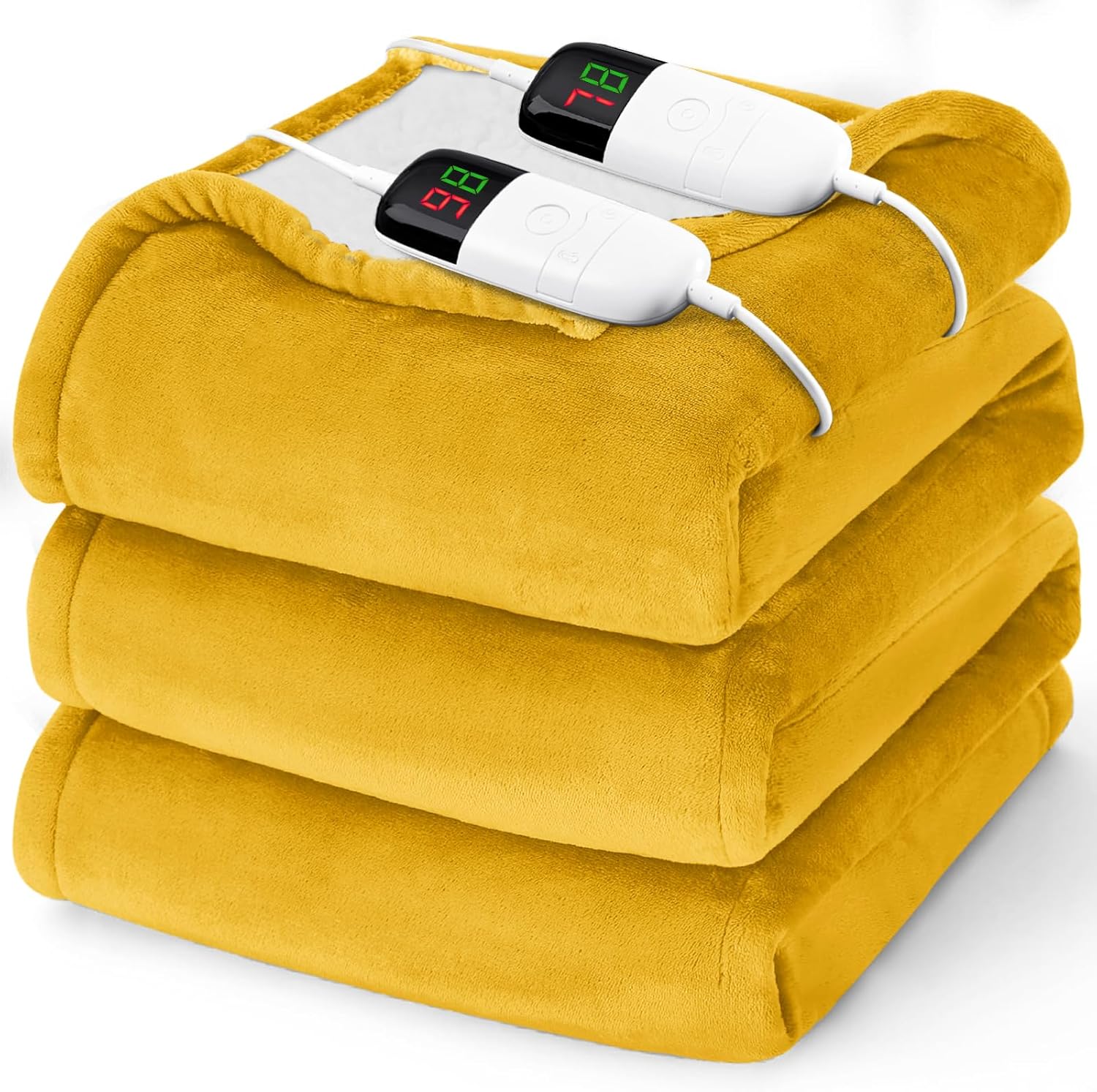 Amazon.com: Heated Electric Blanket Queen Size - 84" x 90" Heating ...