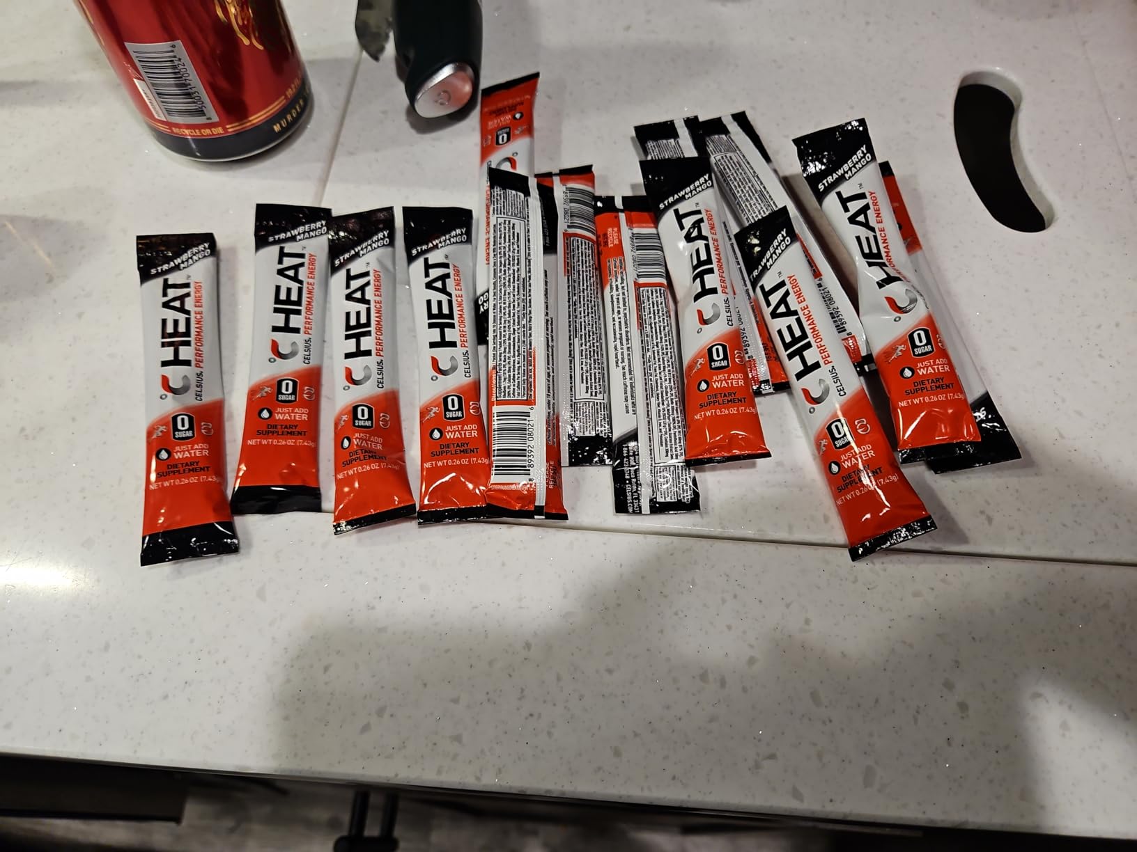 Amazon.com : CELSIUS FGSS1312 HEAT On-the-Go Performance Energy Powder ...