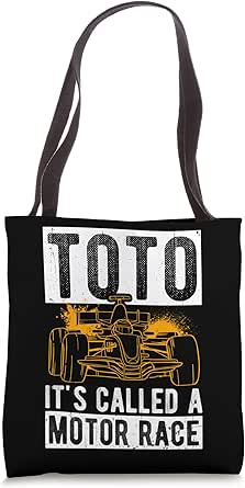 Amazon.com: TOTO IT'S CALLED A Motor Race Car Tuning Tuner Speed Tote ...