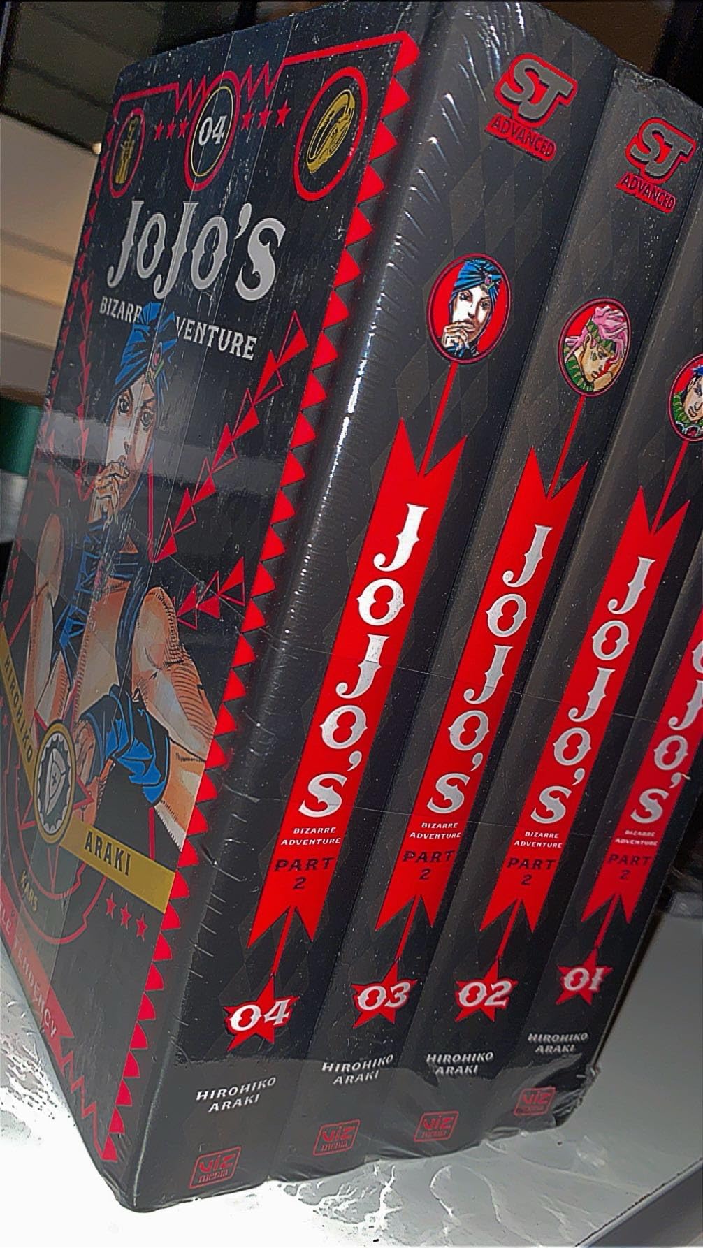 JoJo's Bizarre Adventure Part 2: Battle Tendency Volume 1-4 Books ...
