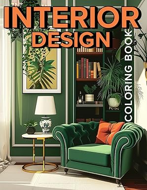 Amazon.com: Interior Design Coloring Book: 42 Coloring Pages of Home ...