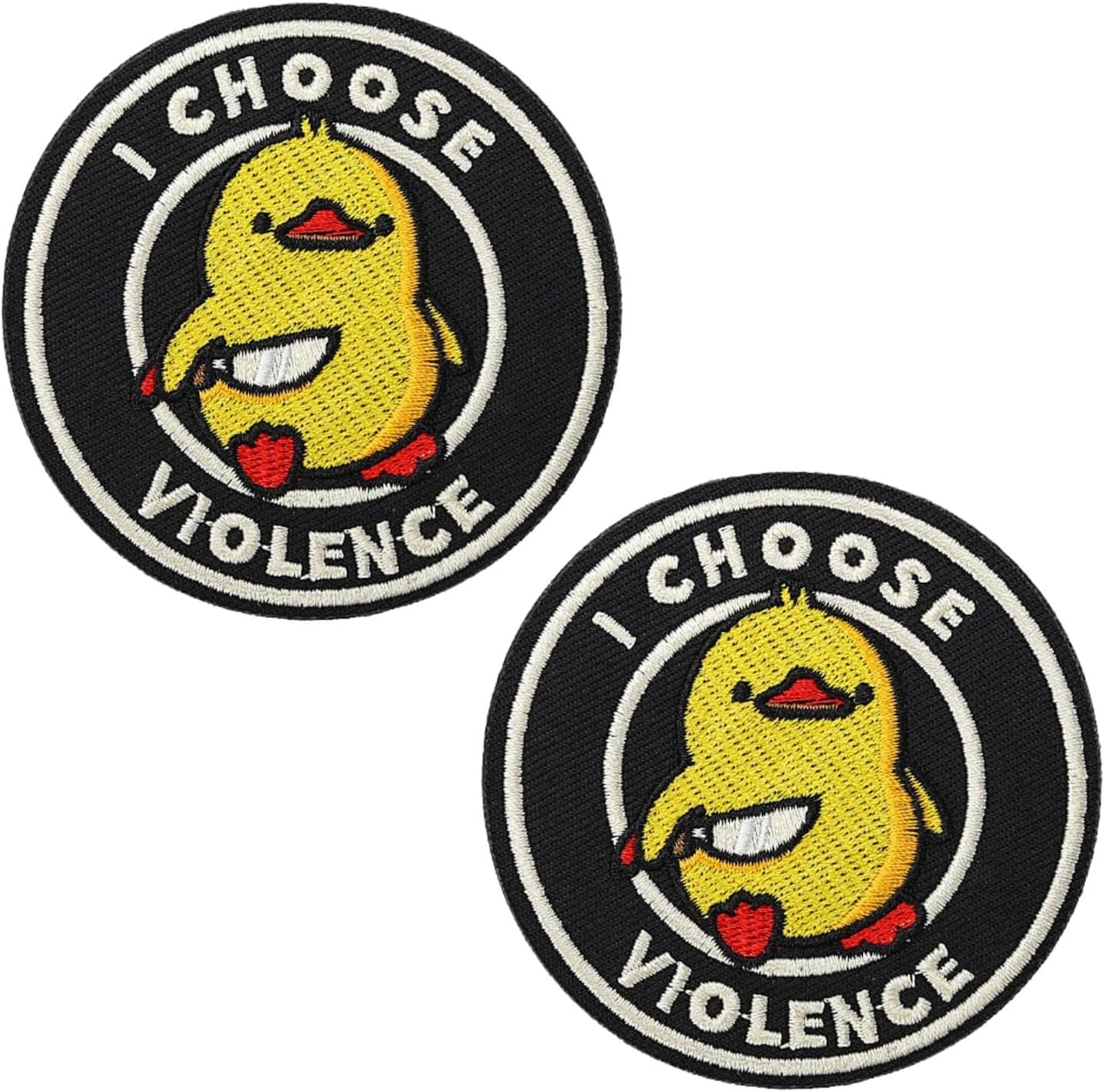 Amazon.com: Blimark 1 Pcs I Choose Violence Morale Tactical Patch, 3" Embroidered Meme Patch ...