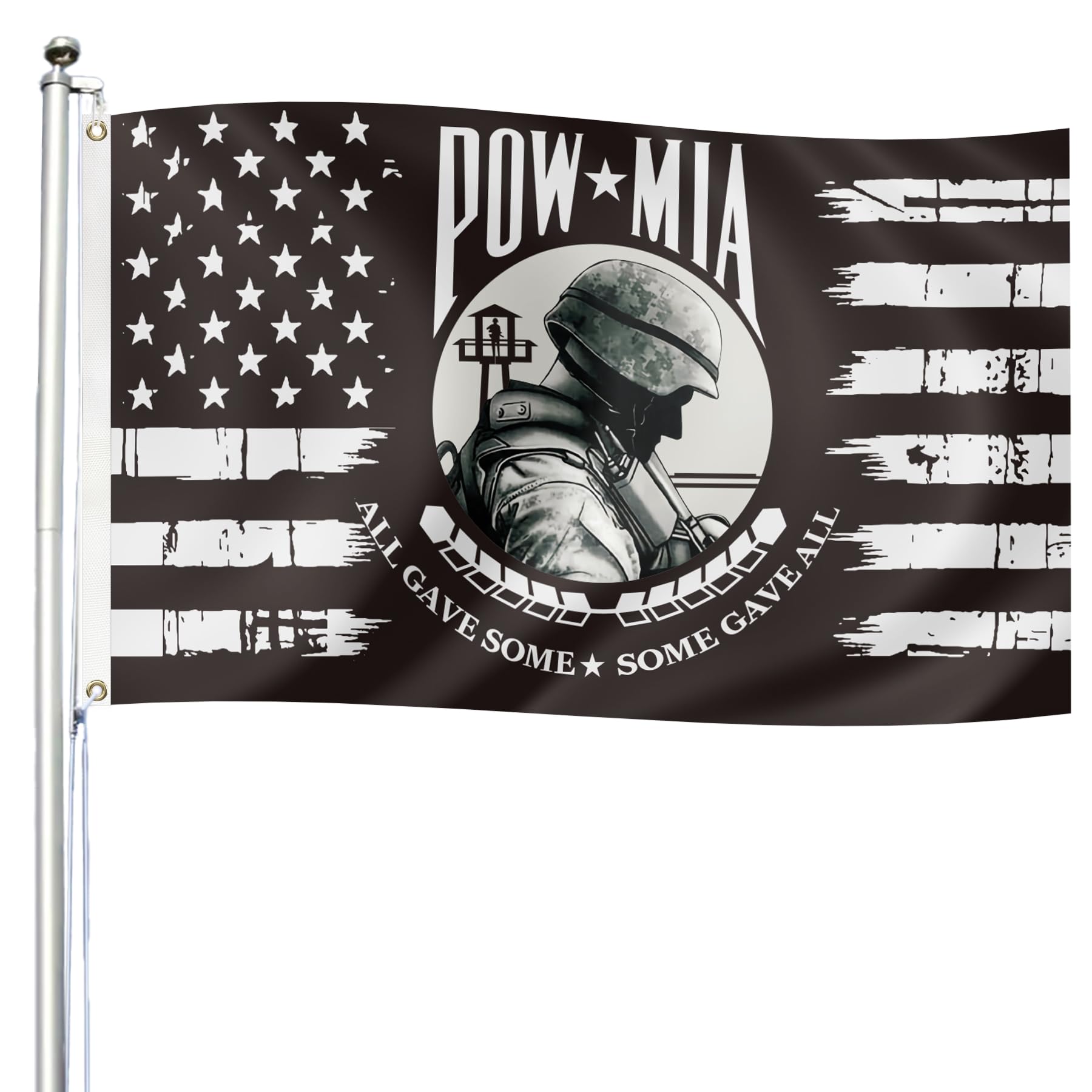 Amazon.com : Pow Mia Flag 3x5FT Outdoor Double Sided Pow/mia Flags ...