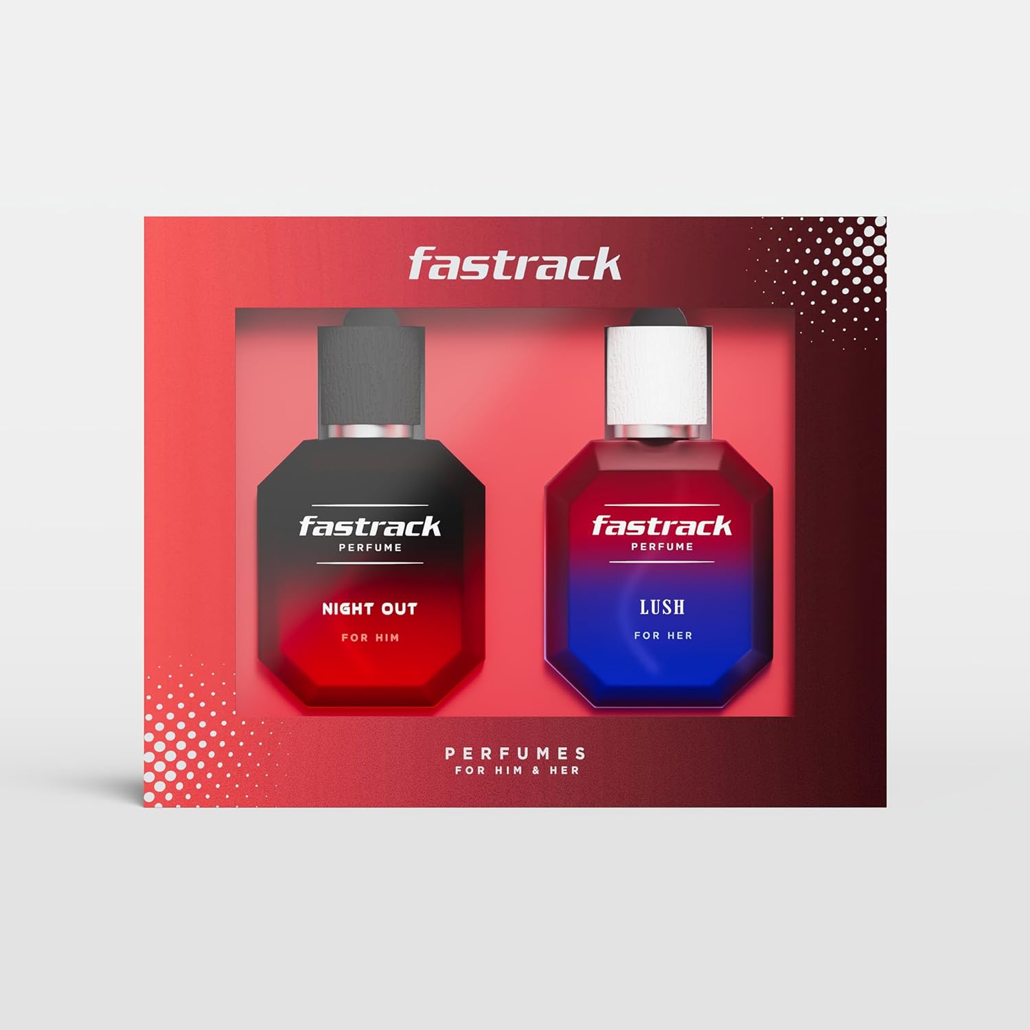 Buy Fastrack Perfume | Gift Pack of Night Out & Lush ( 50 ml X 2) EDP ...