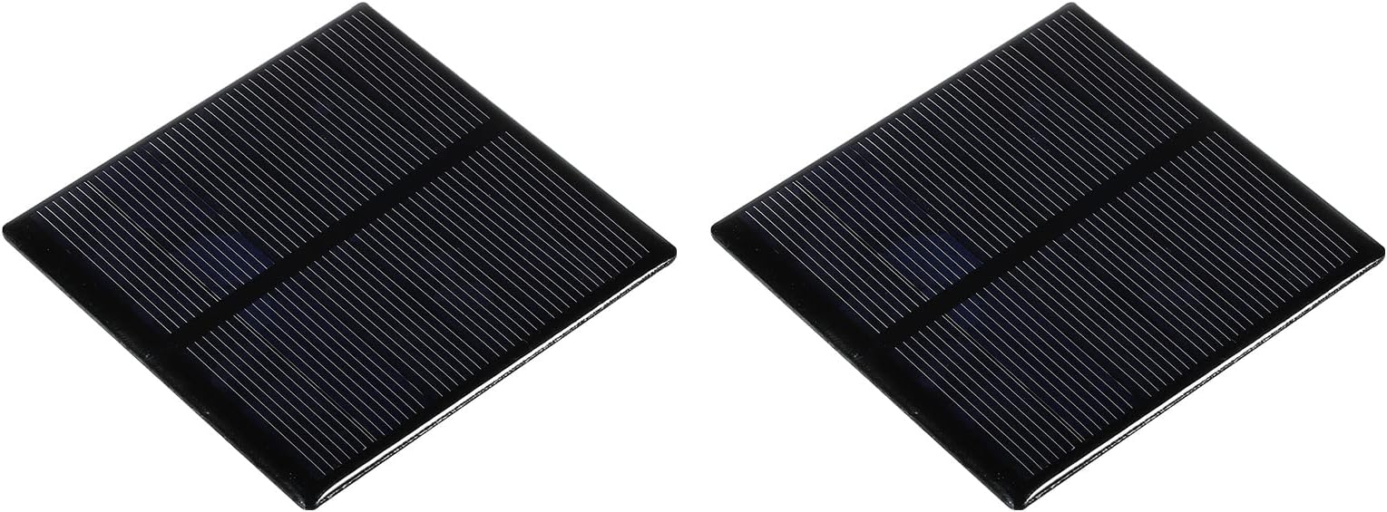 Amazon.com : MECCANIXITY Mini Solar Panel Cell 3V 210mA 0.63W 70mm x ...