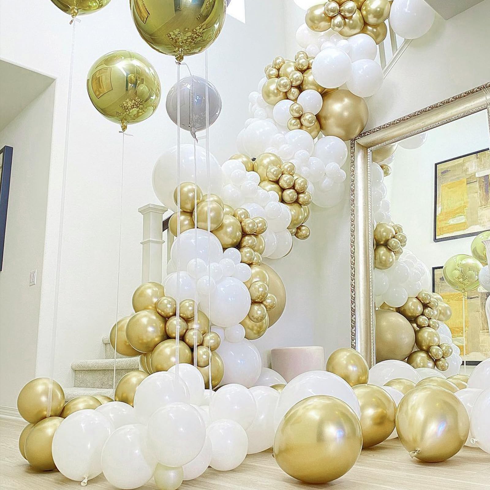 Snapklik.com : Metallic Gold Balloons 50 Pcs 12 Inch Light Gold ...