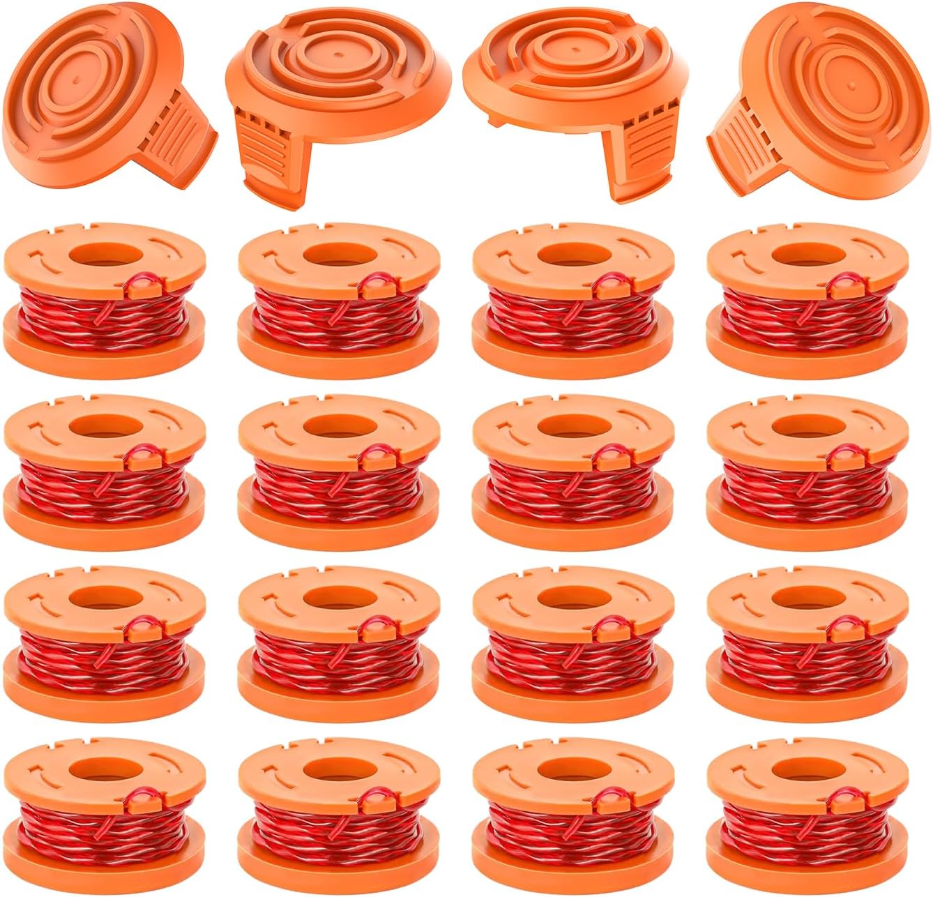 Amazon.com : Evenlinkics 20 Pack WA0010 Replacement Spool for Worx Weed Eater String, Compatible ...