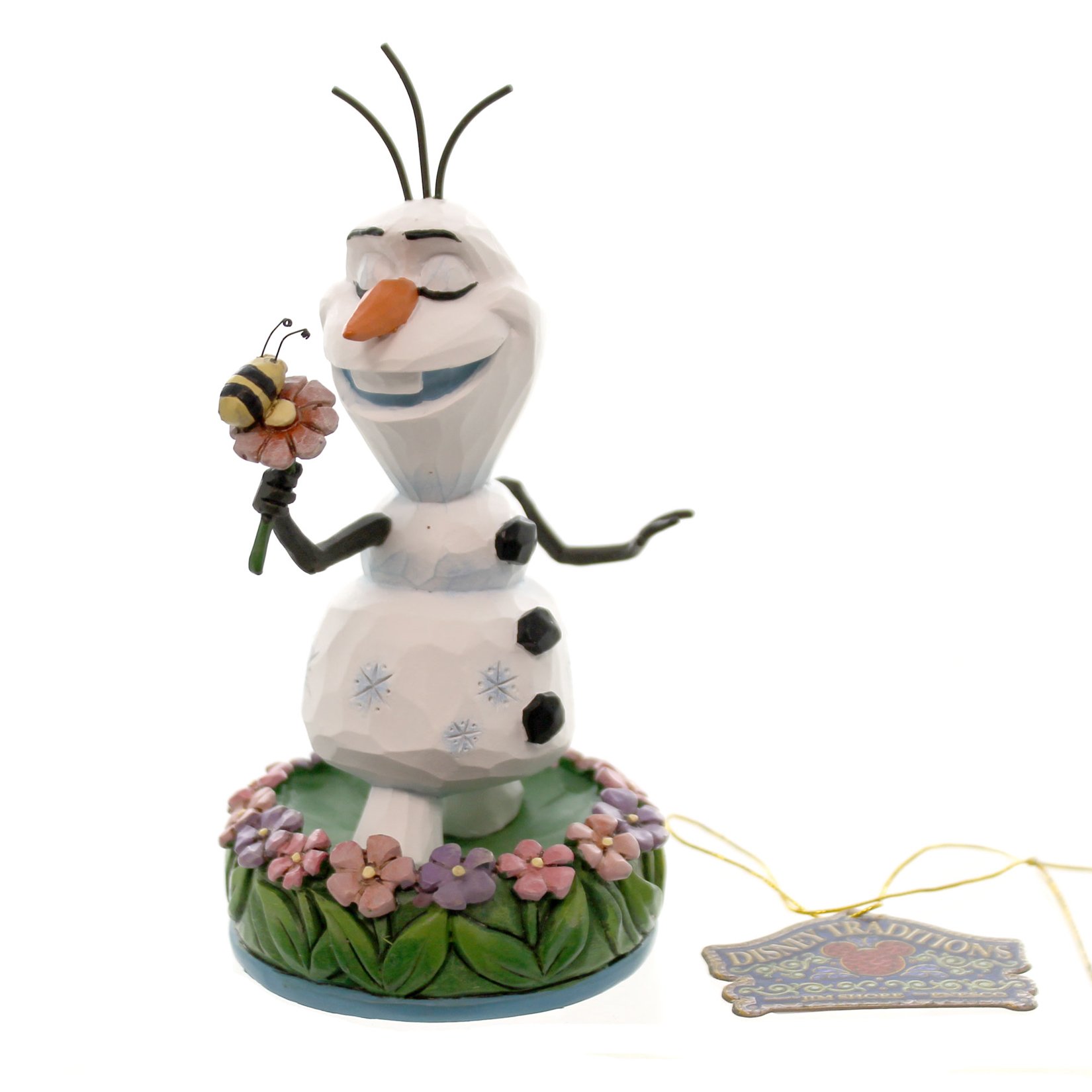 Amazon.com: Disney Traditions Frozen Olaf with Flowers Figurine : Home ...