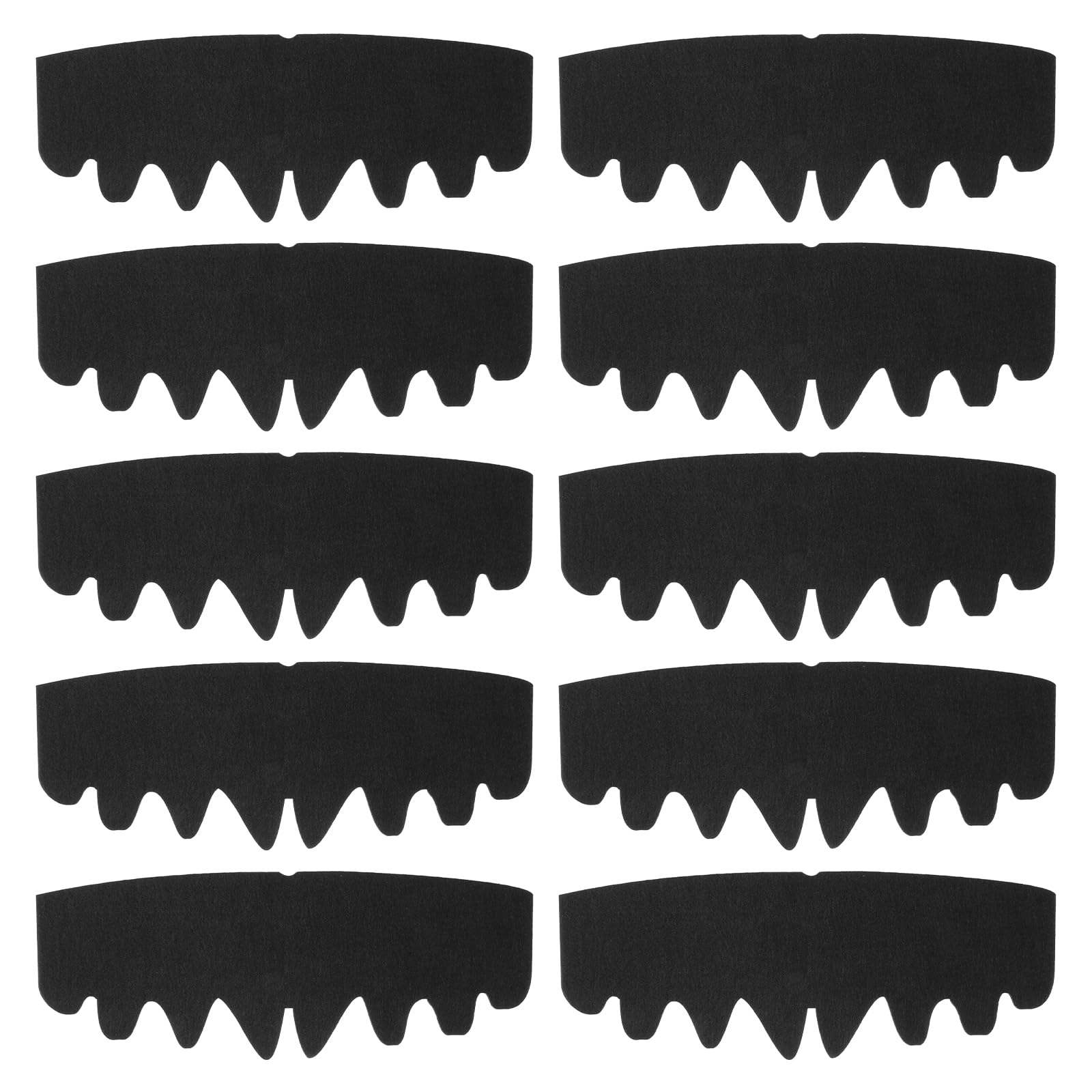 Amazon.com: Gjinxi 10 Pieces Black Baseball Caps Inserts Shapers ...