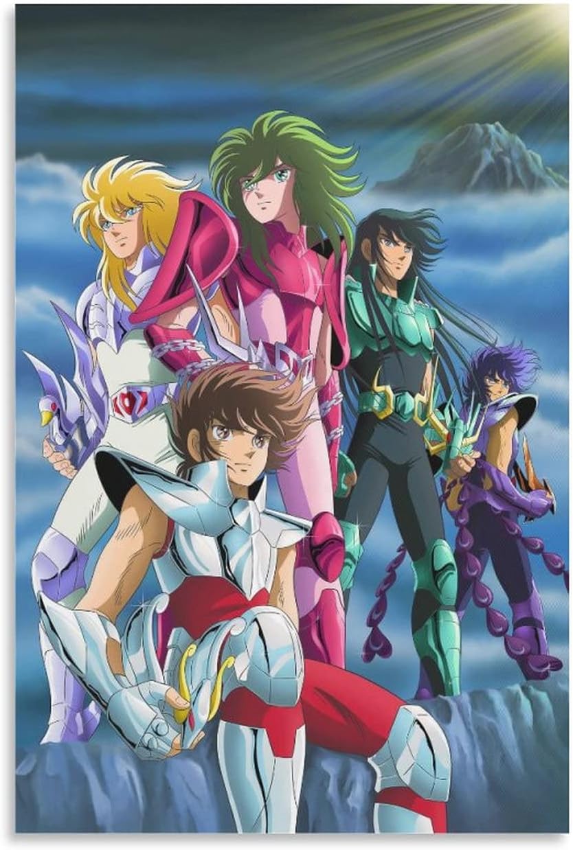 Amazon.com: Saint Seiya Anime Posters Main Five Bronze Saints Pegasus ...