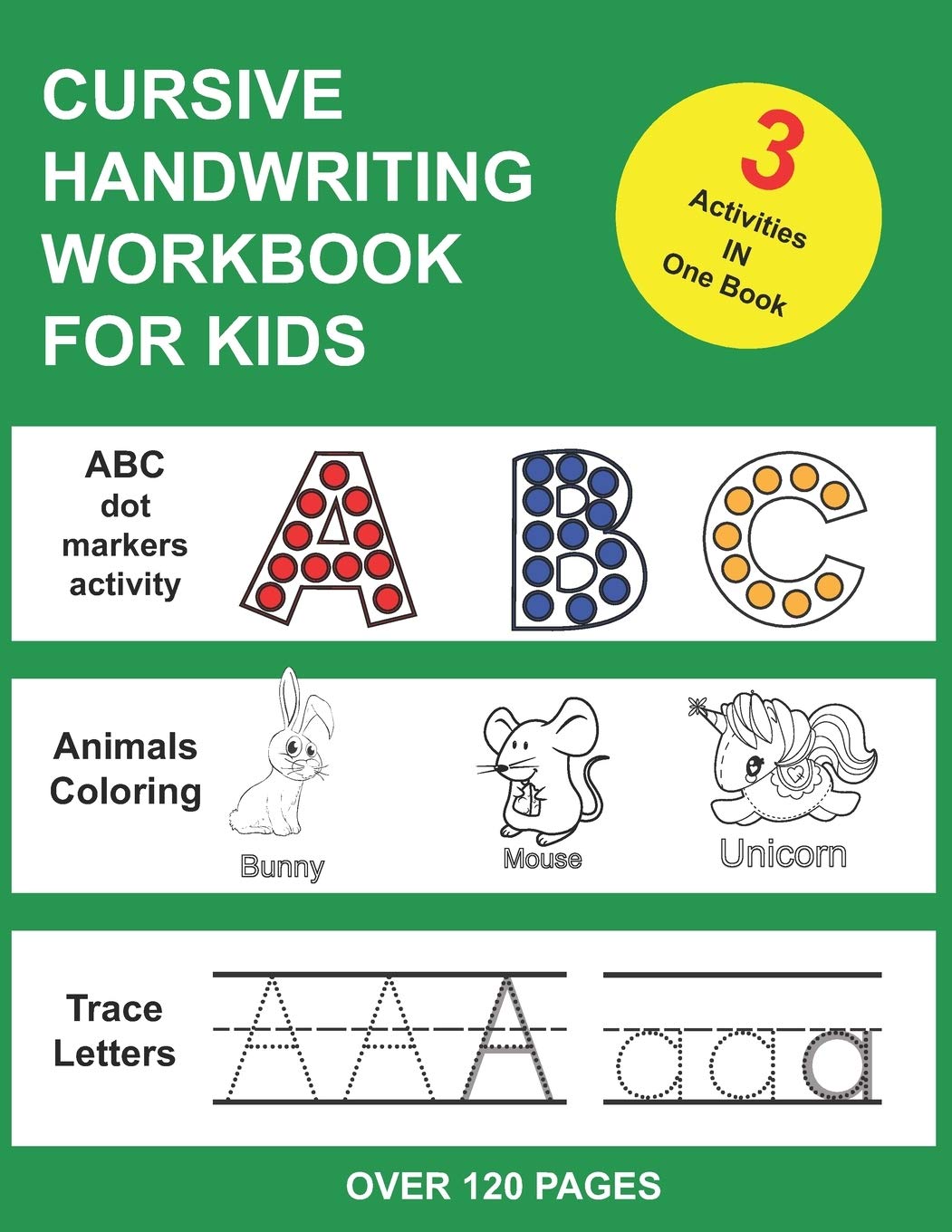 Buy Cursive Handwriting Workbook for Kids: cursive writing practice ...