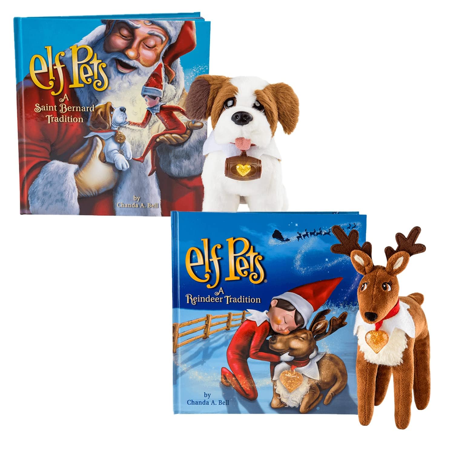 Amazon.com: The Elf on The Shelf Elf Pets 2 Pack: St. Bernard Tradition ...