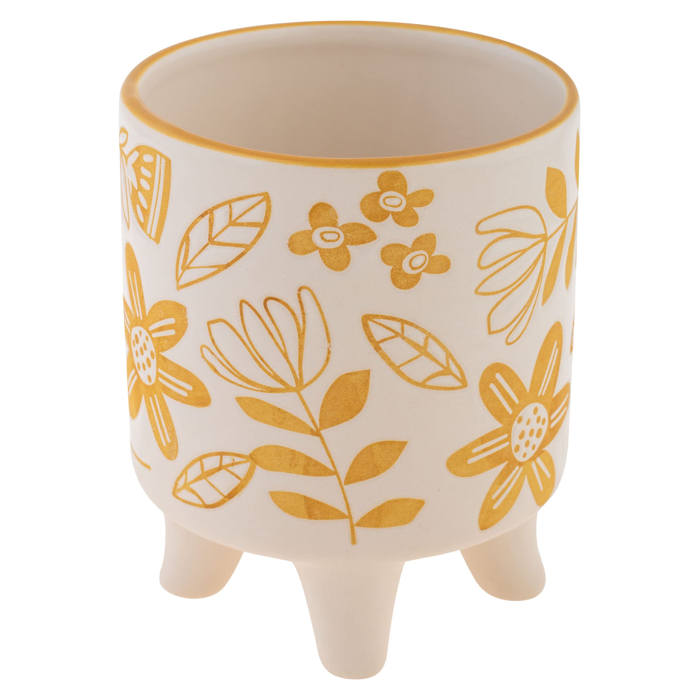 Snapklik.com : Footed Ceramic Planter Set Of 2, Modern Boho Planters ...