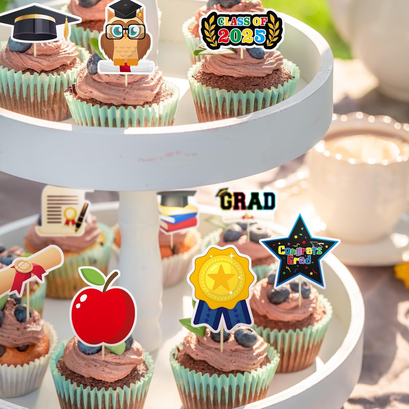 Snapklik.com : FoldTier 100 Pcs Kindergarten Graduation Cupcake Toppers ...